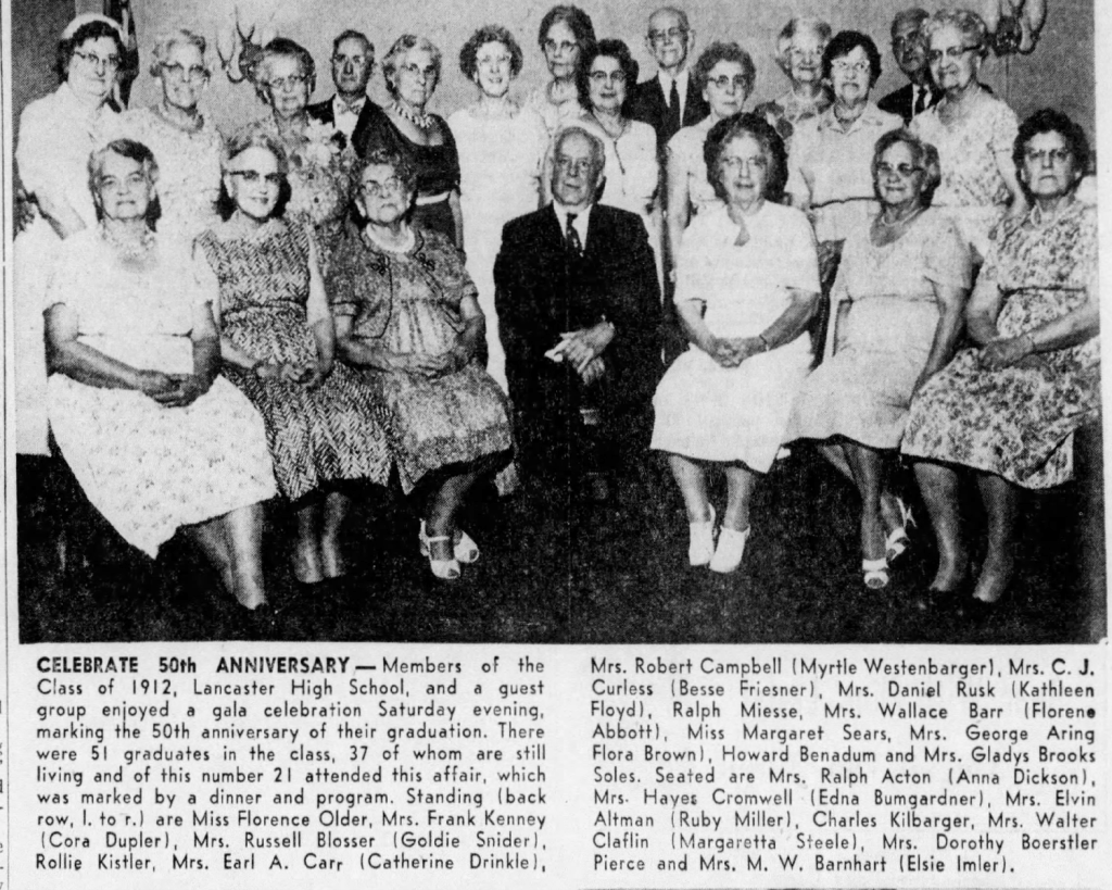 LHS – Class of 1912 – The Far-Land Legacy