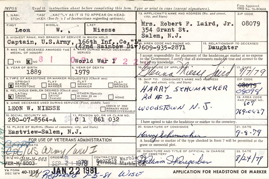 Leon Walters Miesse – The Far-Land Legacy