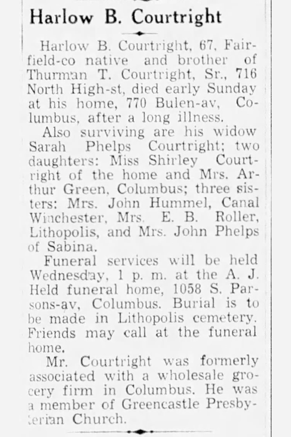 Harlow Brice Courtright – The Far-Land Legacy