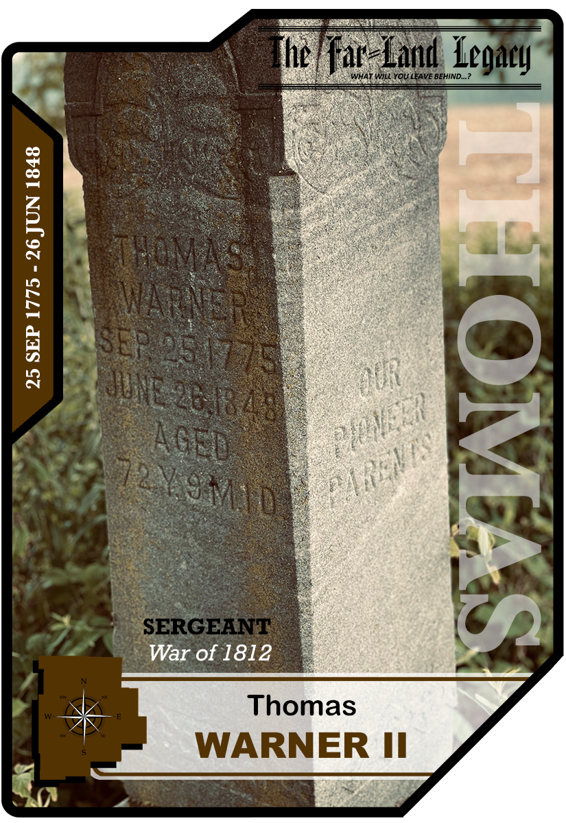 SGT. Thomas Warner II – The Far-Land Legacy
